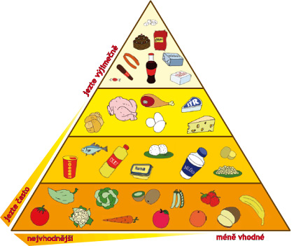 Potravinová pyramida pro děti — Osm dní zdraví v Evropě: Evropa XXL ...
