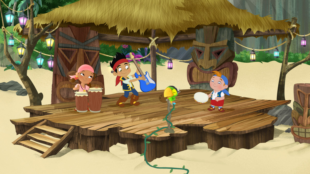 Jake a piráti ze Země Nezemě: Klobouk kapitána Hooka, Útěk z hory ...