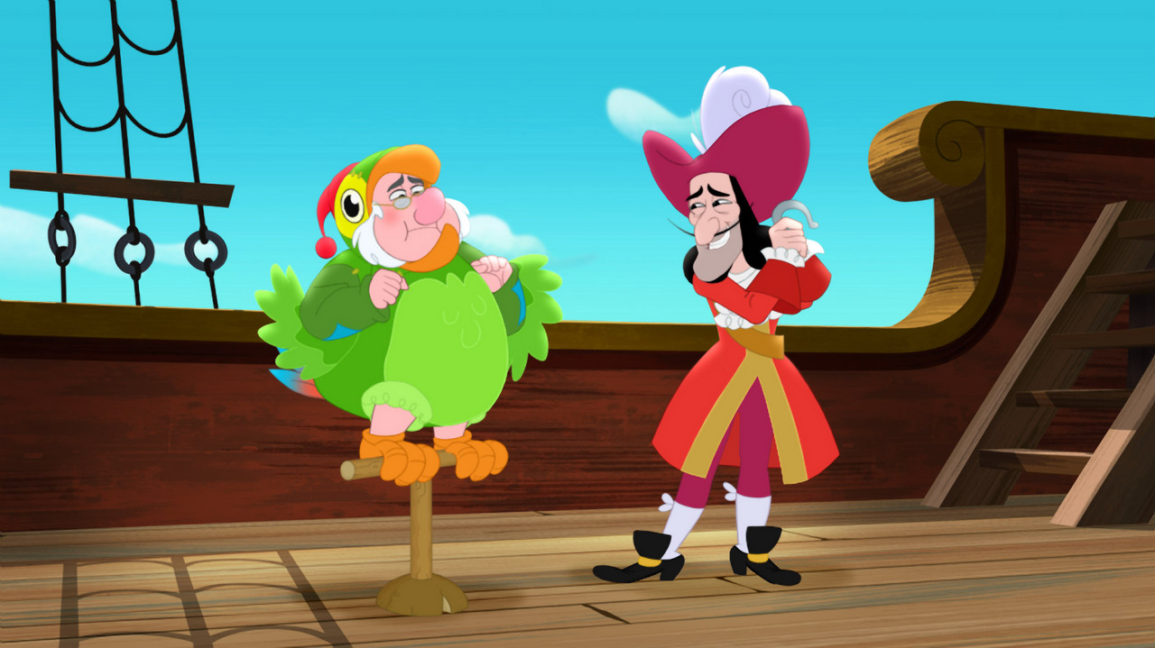 Jake a piráti ze Země Nezemě: Papoušek kapitána Hooka, Nebeský ostrov v ...