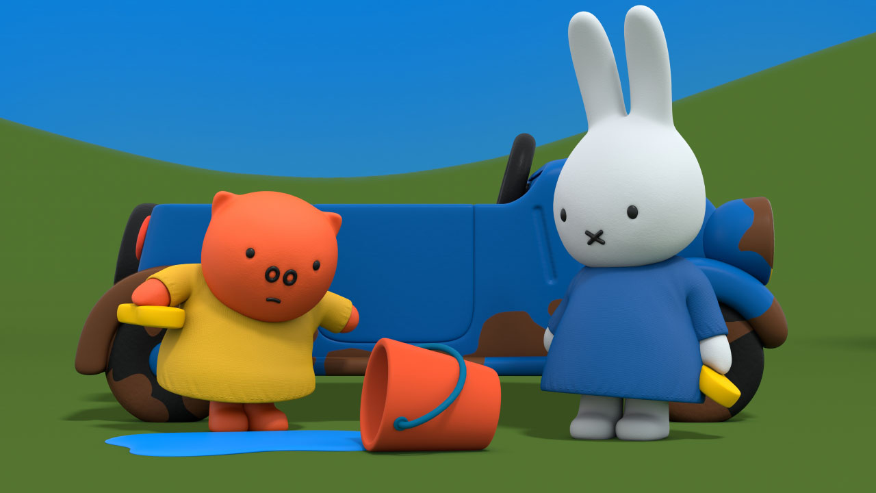 Miffy a její dobrodružství: Miffy myje auto — Česká televize